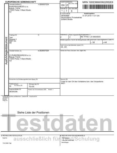 Schne Www Zoll De Formular 3744 Fotos